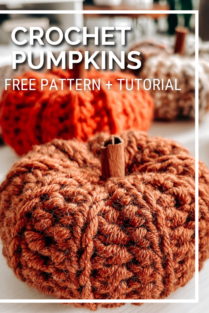 How to Crochet Pumpkins - CJ Design Blog