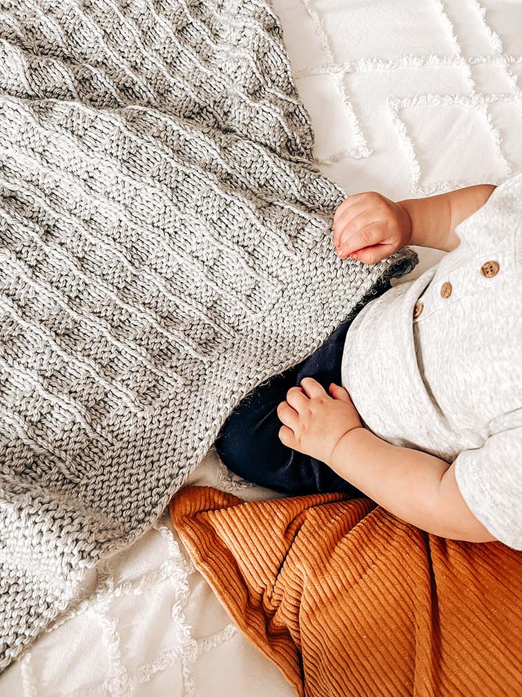 The Amore Baby Blanket, Knitting Pattern - CJ Design Blog