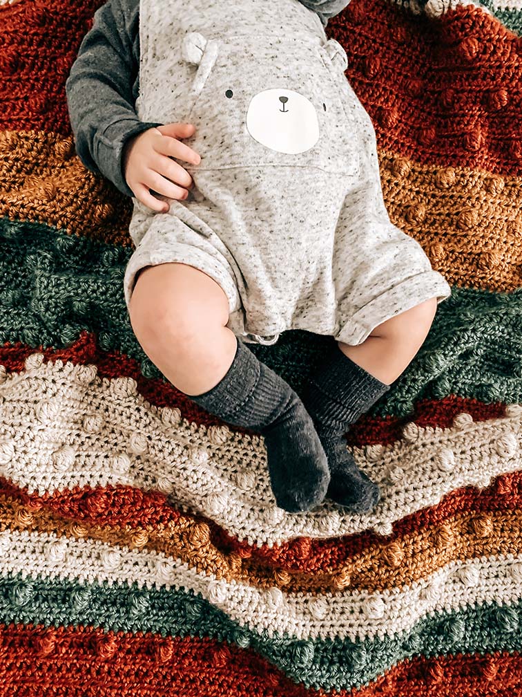 The Amore Baby Blanket, Knitting Pattern - CJ Design Blog