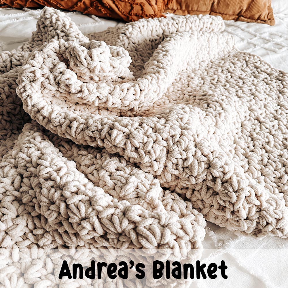 Stunning Crochet Cloud blanket in worsted weight yarn - CJ Design Blog