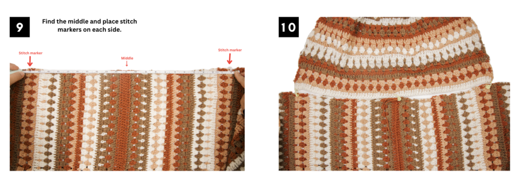 Free Crochet Pattern: The Beautiful Riverbed Cardigan - CJ Design Blog