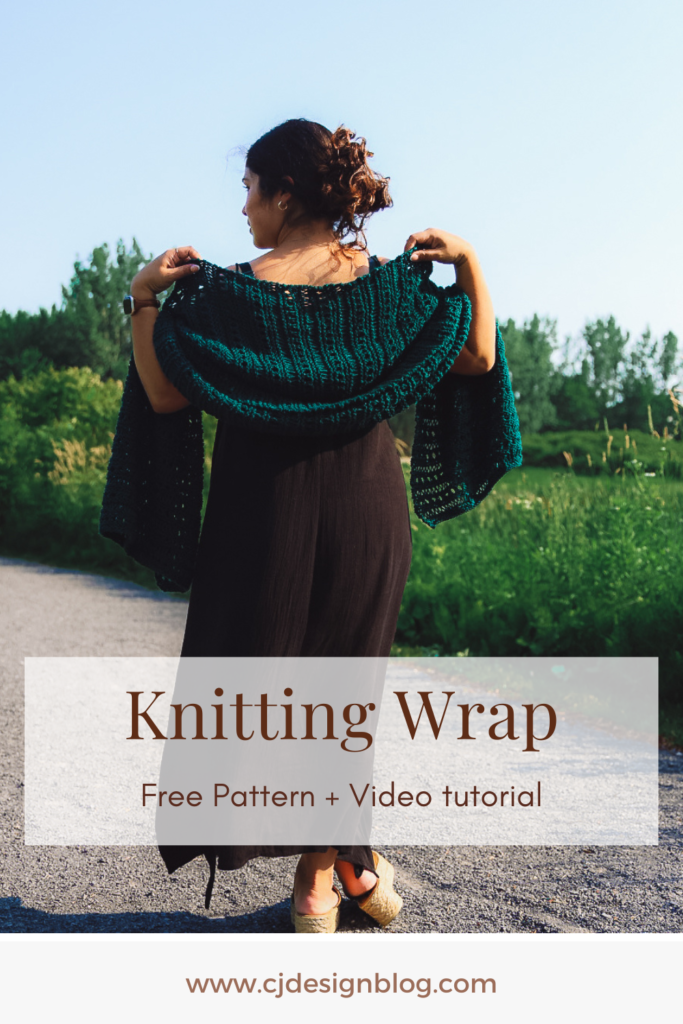 Evening Glow Wrap: A Free Knitting Pattern And Video Tutorial! - CJ ...