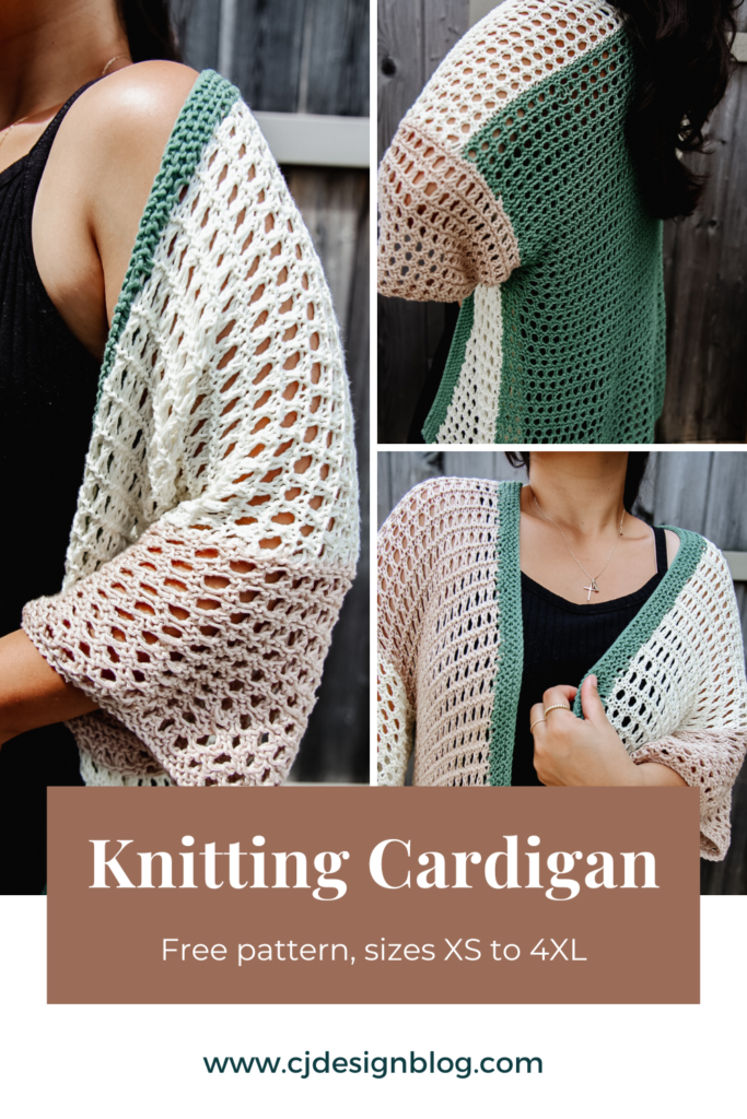 How to knit a beautiful Summer Cardigan – Free Pattern! - CJ Design Blog