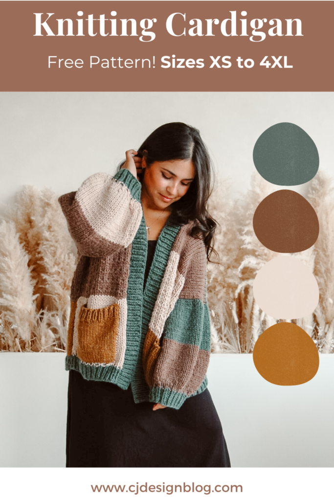 How To Knit The Fireside Cardigan: A Free Pattern - CJ Design Blog