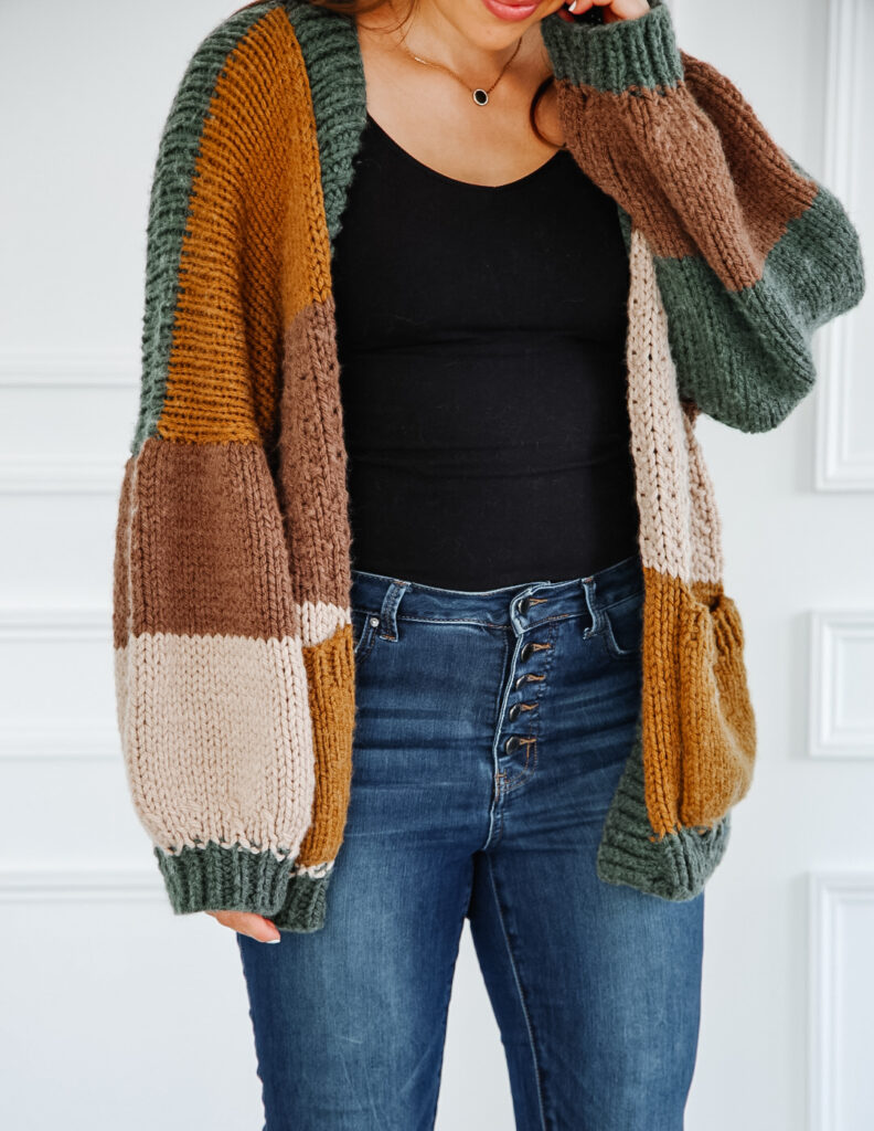 How To Knit The Fireside Cardigan: A Free Pattern - CJ Design Blog
